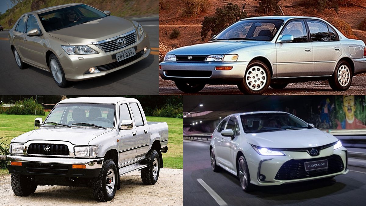 Toyota celebra 30 anos de Brasil: Relembre os modelos