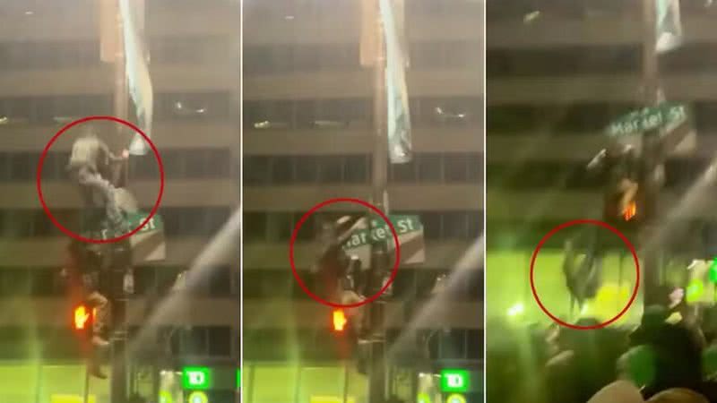 Vídeo: torcedor morre após cair de poste durante comemoração de título ...