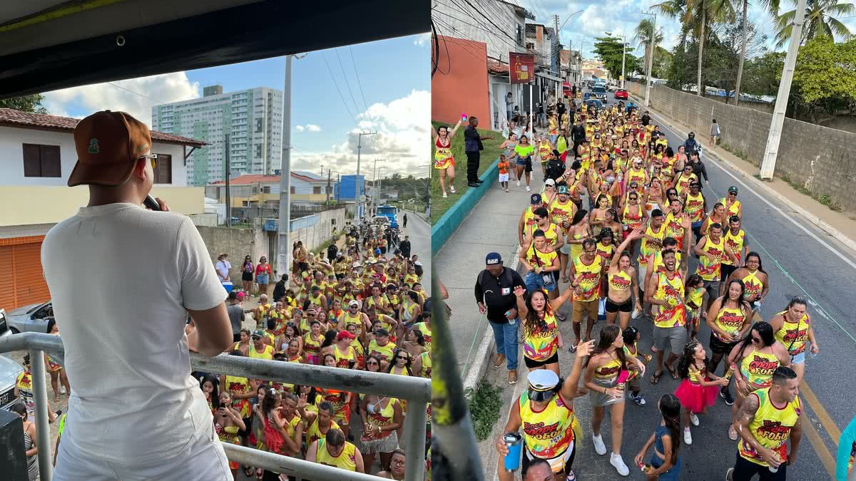 Bloco 'Cospe Fogo' estreia no carnaval de rua e arrasta foliões no São Jorge