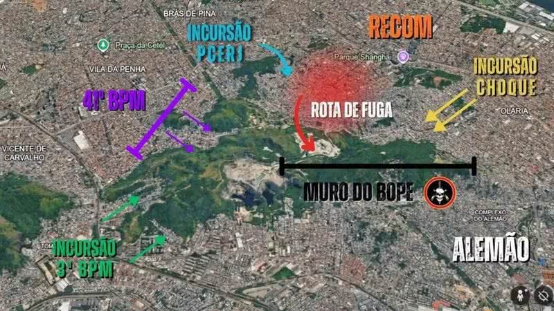 Polícia diz que plano foi empurrar traficantes para 'muro do Bope' em ...