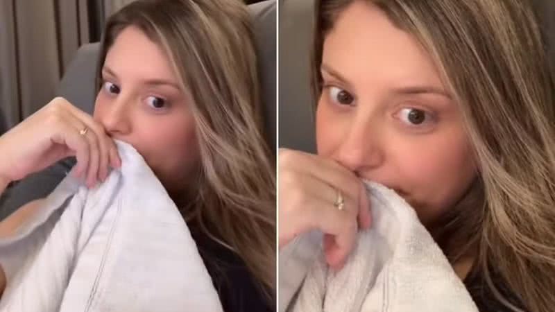 Salivação excessiva na gestação surpreende publicitária; saiba o que é