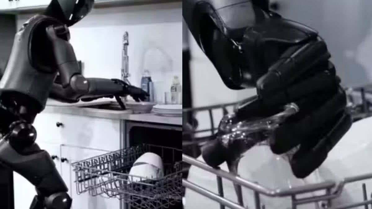 Robô doméstico dobra roupa e lava louça, mas valor assusta; veja vídeo