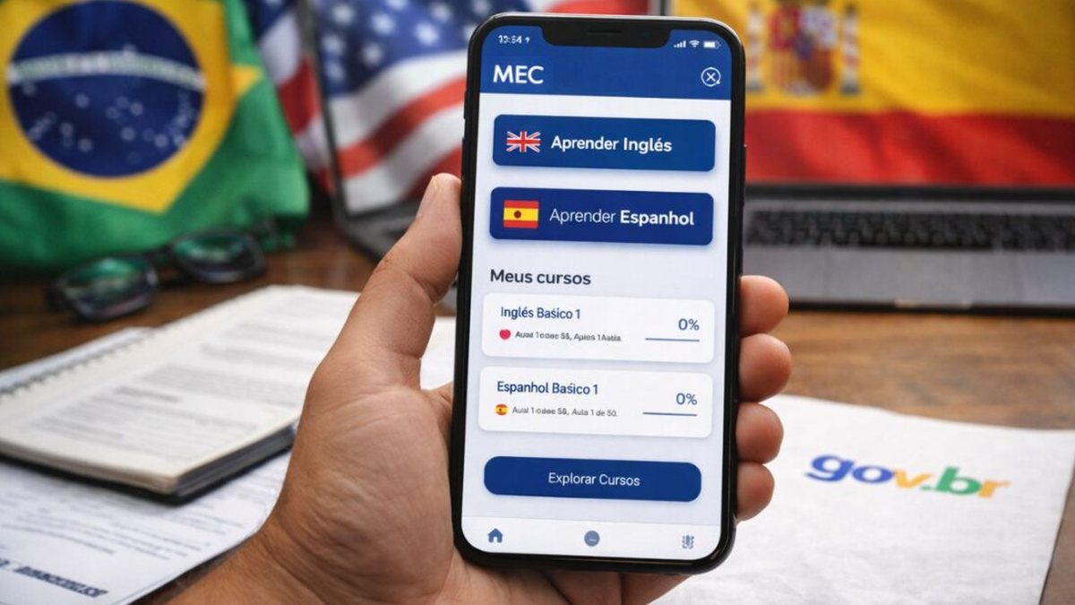 MEC Idiomas: nova plataforma oferta inglês e espanhol gratuitamente