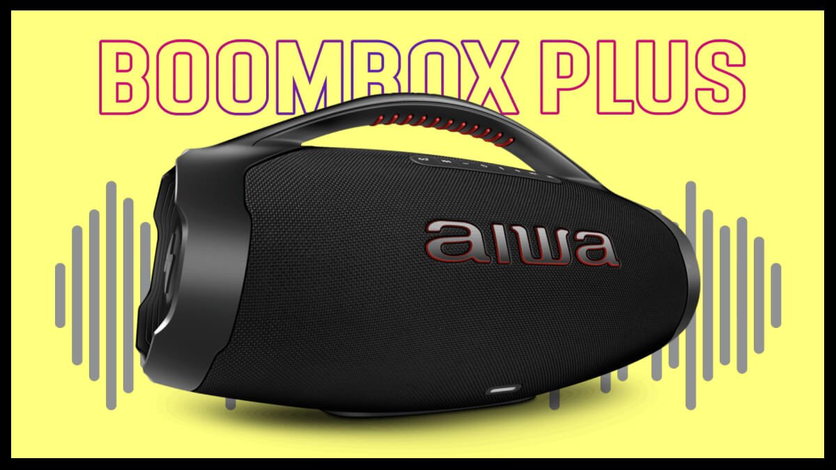 Oferta Relâmpago: caixa de som Boombox AIWA com desconto de 54%