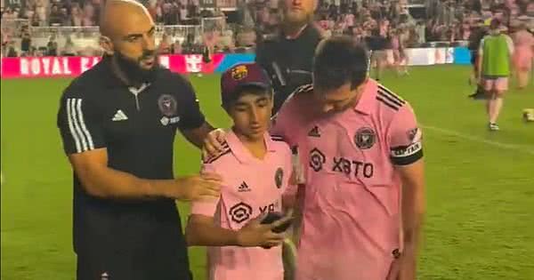 Saiba como é o trabalho do segurança 'misterioso' de Messi