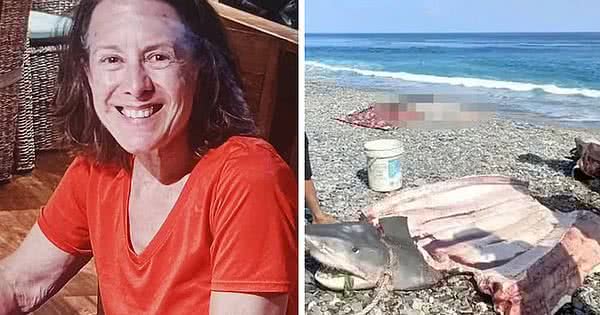 Corpo de turista desaparecida é encontrado dentro de tubarão