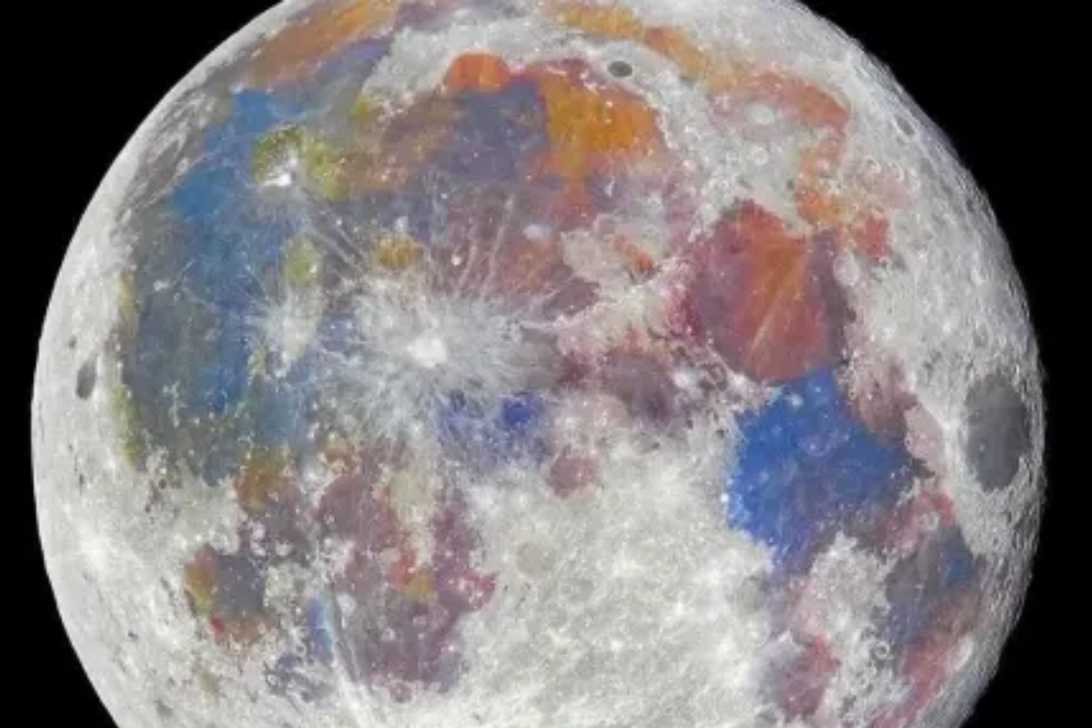 Lua na realidade é verde, rosa e azul? Imagem viraliza nas redes ...